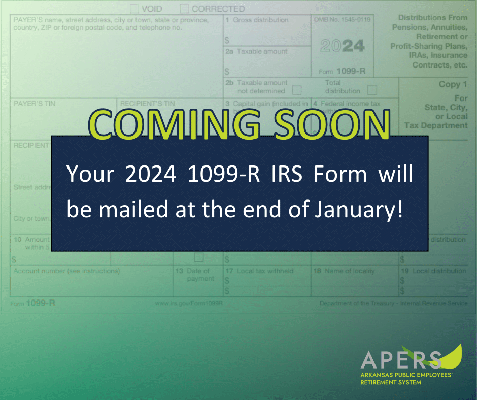 1099-R Tax Form for 2024 - ASPRS